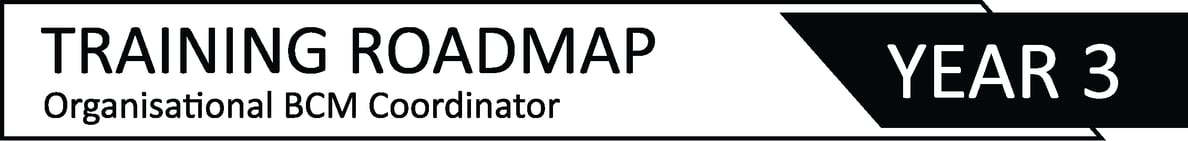 LR 4: Learning Roadmap for Organisation BCM Coordinator