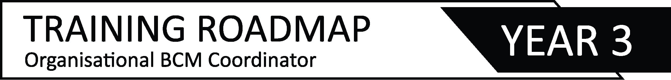 LR 4: Learning Roadmap for Organisation BCM Coordinator