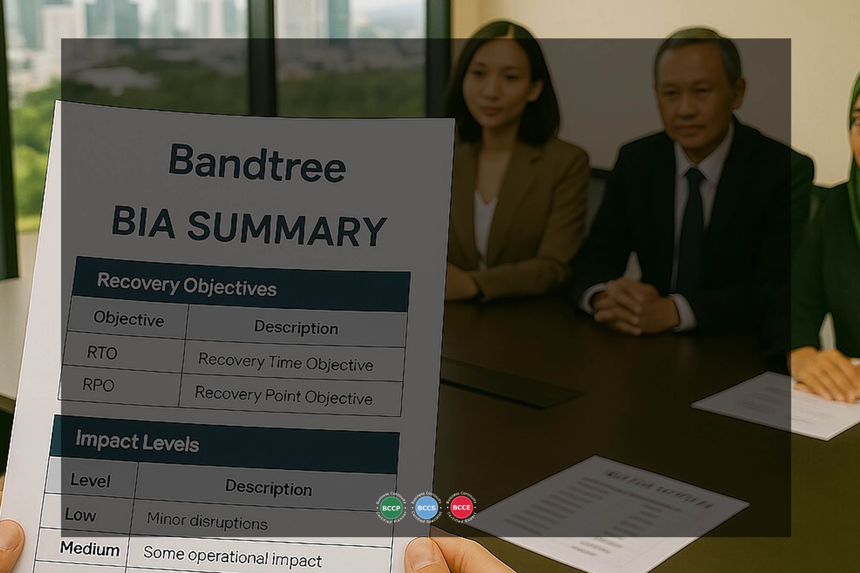 [BCM] [BT] [E3] [BIA] [T1] [CBF] [6] Information Systems & Records ...