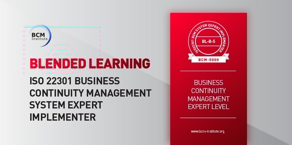 [B-5] What is a BCM-5000 ISO22301 BCMS Expert Implementer Course?