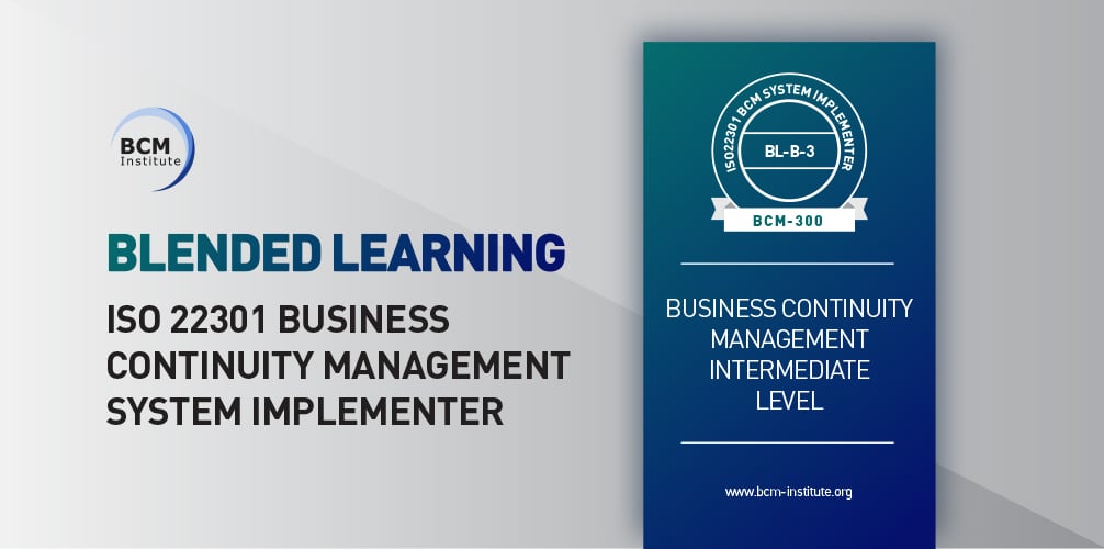 [B-3] What is a BCM-300 ISO22301 BCMS Implementer Course?