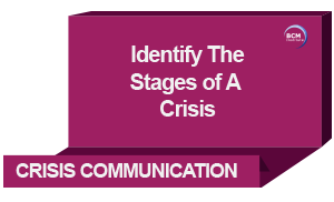 Identify the Stages of a Crisis