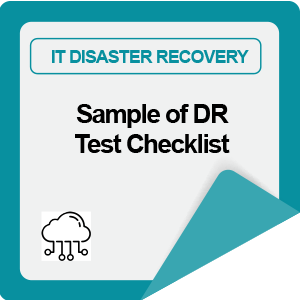 Appendix K: A Sample of DR Test Checklist