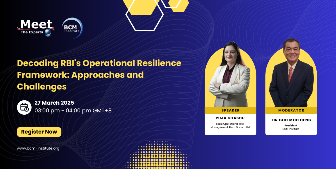 MTE Mar 2025: Decoding RBI's Operational Resilience Framework ...