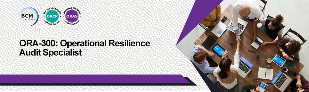 [ORA-3] What is an ORA-300 Operational Resilience Audit Specialist Course?