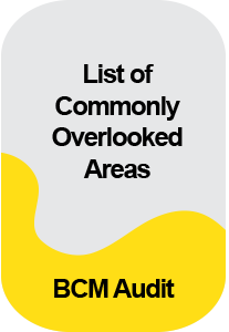 List of Commonly Overlooked Areas