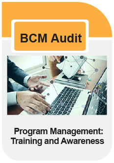 BCM Audit Questionnaires: Program Management: Training and Awareness
