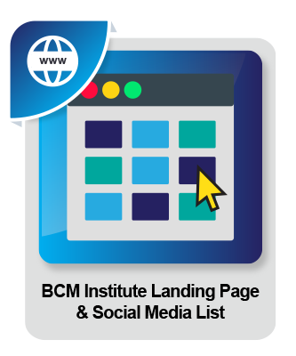 Landing Pages and Social Media for BCM Institute