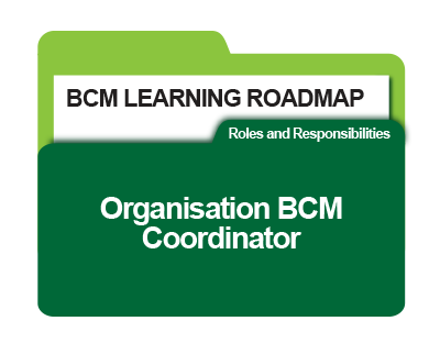 LR 4: Learning Roadmap for Organisation BCM Coordinator
