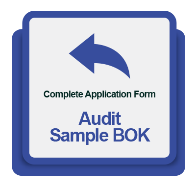 Complete Application Form: Sample Audit Submission #1