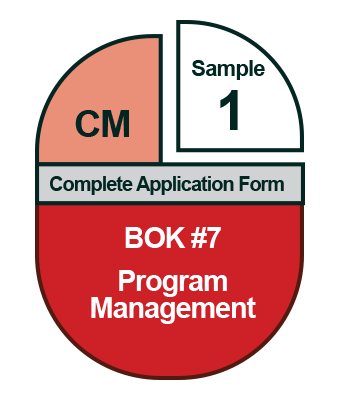 Complete Application Form: Sample CM BoK 7 PgM #1