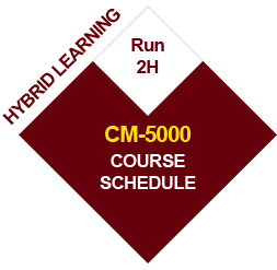 CM-5000 Hybrid Course Schedule 2025 [Run 2H]