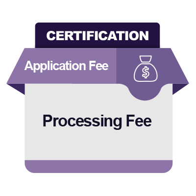 Pay Certification Application Processing Fee