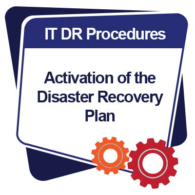 IT DR Plan: Activation of the Disaster Recovery Plan