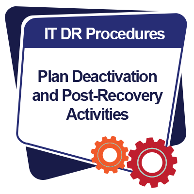 IT DR Plan: Plan Deactivation and Post-Recovery Activities