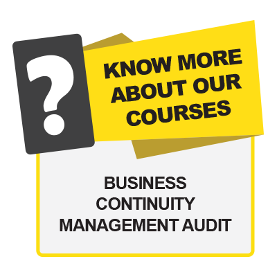 Business Continuity Management Audit Courses