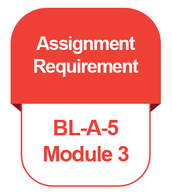 IB [BL-A] [4-5] Module 3 Assignment Requirement