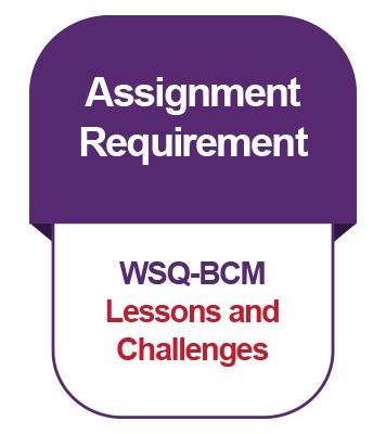IB Learning and Challenges for WSQ Blended Learning Course