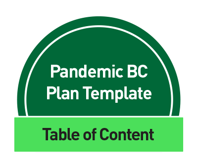 Table of Content: Pandemic BC Plan Templates