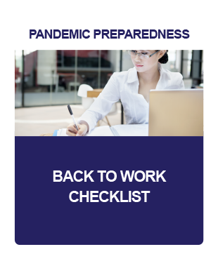 COVID-19 Back to Work Checklist