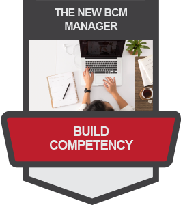 The New BCM Manager: Build Competency
