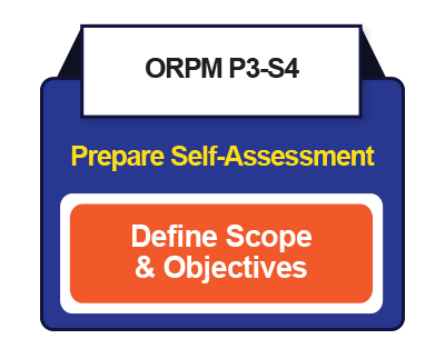 [OR] [P3-S4] [1-1] Prepare Self-Assessment: Define Scope & Objectives