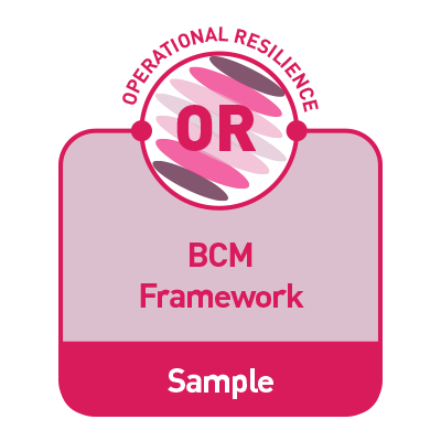 [OR] [FW] Sample Operational Resilience Framework