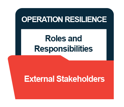 [OR] External Stakeholders for Operational Resilience Program
